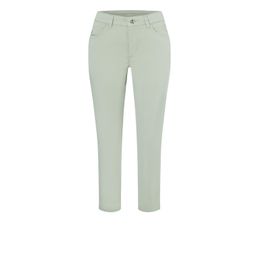 7/8-Hose MAC "Melanie Summer", Damen, Gr. 36, Länge 27, wrought iron ppt, Twill, Obermaterial: 97% Baumwolle, 3% Elasthan, figurbetont, Hosen 7/8-Hose, Verkürzt in sommerlicher Qualität