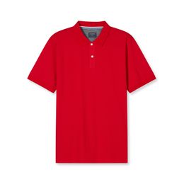 Poloshirt OLYMP "Casual", Herren, Gr. M, rot, Piqu&eacute;, Obermaterial: 100% Baumwolle, Shirts