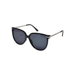 Urban Classics Sonnenbrille 'Milano' Damen Gr&ouml;&szlig;e One Size schwarz / silber