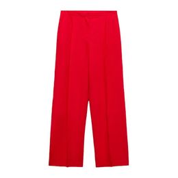 Mango Bundfaltenhose 'LIMONA' Damen Gr&ouml;&szlig;e 46 rot