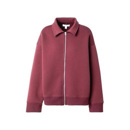 Topshop Zip-Up Hoodie 'LINA' female Red size M