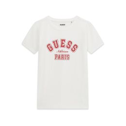 Guess T-Shirt M&auml;dchen Gr&ouml;&szlig;e 152 rot / wei&szlig;