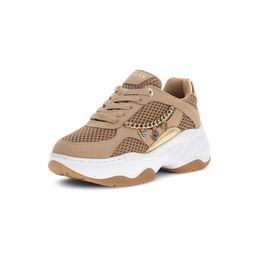 Guess Sneaker 'HARPAA' Damen Gr&ouml;&szlig;e 35 camel / gold
