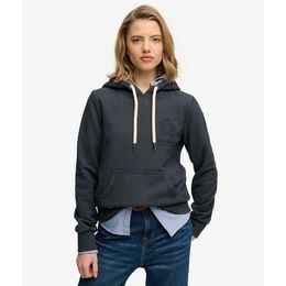 Superdry Damen Gesticktes Logo Finest Goods Hoodie Mit lockerer Passform, Marineblau - Gr&ouml;&szlig;e: 36 210262250186298T030