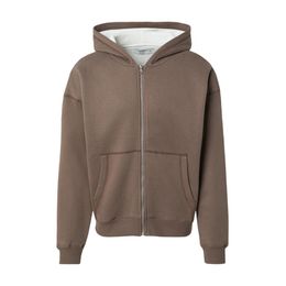 Hollister Zip-Up Hoodie male Brown size XXL