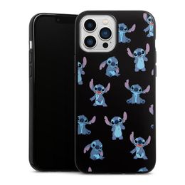 DeinDesign iPhone 13 Pro Max Handy Silikon H&uuml;lle Case schwarz Handyh&uuml;lle Lilo & Stitch Disney Official Licensed Product