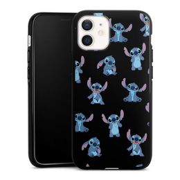 DeinDesign iPhone 12 mini Handy Silikon H&uuml;lle Case schwarz Handyh&uuml;lle Lilo & Stitch Disney Official Licensed Product