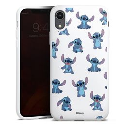 DeinDesign iPhone Xr Handy Silikon H&uuml;lle Case wei&szlig; Handyh&uuml;lle Lilo & Stitch Disney Official Licensed Product Silikon Case