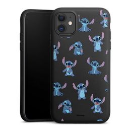 DeinDesign iPhone 11 Handy Premium Silikon H&uuml;lle Handyh&uuml;lle schwarz Case Disney Lilo & Stitch Official Licensed Product Silikon Premium Case