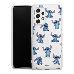 DeinDesign Galaxy A53 5G Handy Silikon H&uuml;lle Case transparent Handyh&uuml;lle Official Licensed Product Lilo & Stitch Disney Silikon Case