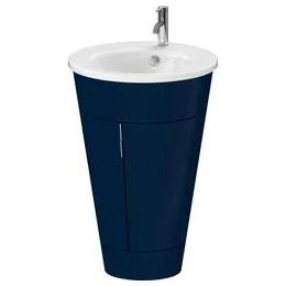 Duravit Starck 1 Waschtischunterschrank stehend 9520, rund 560mm, S1952009898, Farbe: Nachtblau Seidenmatt Lack