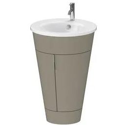 Duravit Starck 1 Waschtischunterschrank stehend 9520, rund 560mm, S1952009292, Farbe: Steingrau Seidenmatt Lack