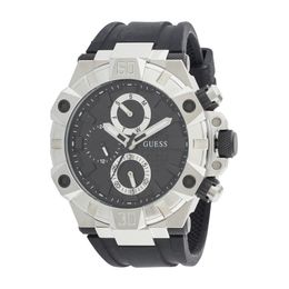 Guess Uhr 'IGNITE' Herren Gr&ouml;&szlig;e One Size schwarz / silber