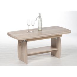 Couchtisch Stolkom "Kirk", braun (sonoma eiche dekor, sonoma eiche dekor, sonoma eiche dekor), B/H/T: 172cm x 64cm x 59cm, Tische, Couchtisch, höhenverstellbar, Tisch mit Auszug