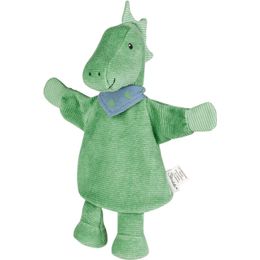 Handpuppe Sterntaler "Dino Rexi", grün (steingrün), Puppen, Kinder, Baumwolle, Polyester, für Kinder