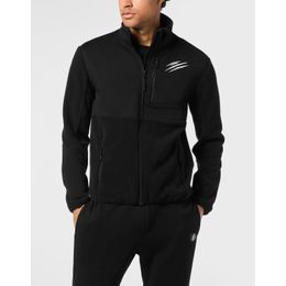 Yoga-Sweatjacke Plein Sport "Sweatjacke", Jungen, Gr. S, schwarz (02, schwarz), Obermaterial: 100% Polyester, Sweatjacken