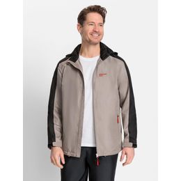 Funktionsjacke Catamaran, Herren, Gr. 54, schwarz (taupe, schwarz), 100% Polyester, unifarben, Jacken Funktionsjacke