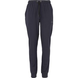 Sweathose Endurance "Grovent", Jungen, Gr. 140, EURO-Gr&ouml;&szlig;en, blau (dunkelblau), 50% Viskose, 45% Polyester, 5% Elasthan, unifarben, normal, Hosen Sweathose, mit elastischem Bund