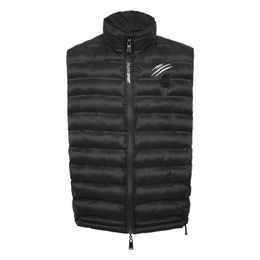 Kurzweste Plein Sport "Kurze Weste", Jungen, Gr. M, 02, schwarz, Obermaterial: 100% Polyamid; Futter: 100% Polyester; F&uuml;llung: 100% Polyester, Westen