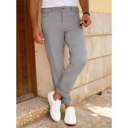 Webhose Marco Donati, Herren, Gr. 27, Unterbauchgr&ouml;&szlig;en, steingrau, 98% Baumwolle, 2% Elasthan, bedruckt, gemustert, unifarben, Hosen