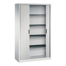 C+P Aktenschrank Omnispace mit Rollladen, 5 Ordnerh&ouml;hen, H1980xB1200xT420mm Front Lichtgrau Korpus Lichtgrau ; C + P M&ouml;belsysteme (3203-00|S10076)