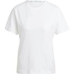 Adidas D4T Funktionsshirt Damen - Gr&ouml;&szlig;e L - wei&szlig;