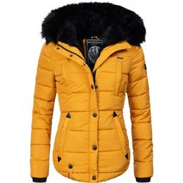 Marikoo Jacke 'Lotusbl&uuml;te' Damen Gr&ouml;&szlig;e M goldgelb Winterjacke