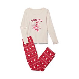 Tchibo - Pyjama &raquo;Mickey and Friends&laquo; - Damen - Gr. S - creme