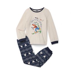 Tchibo - Kinder-Pyjama &raquo;Mickey and Friends&laquo; - Jungen - Gr. 110/116 - wei&szlig;