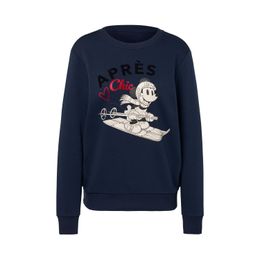 Tchibo - Sweatshirt &raquo;Mickey Mouse&laquo; - Damen - Gr. S - dunkelblau/print