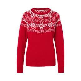 Tchibo - Norweger-Strickpullover - Damen - Gr. L - creme/jacquard