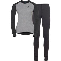 Odlo Damen Unterw&auml;sche-Set Active Warm Eco Grau (Gr&ouml;&szlig;e: M)