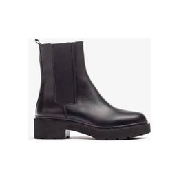 Unisa Leder-Chelsea-Boots in Schwarz - 53% | Größe 38 | Stiefeletten