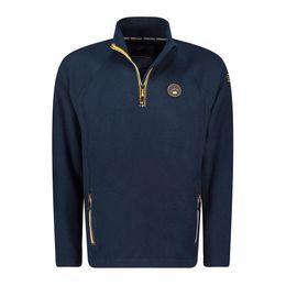 Geographical Norway Fleecepullover in Dunkelblau - 66% | Gr&ouml;&szlig;e S | Damenpullover
