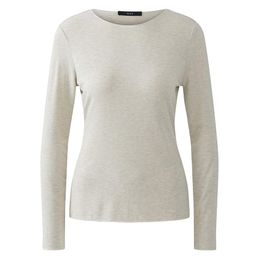 Oui Longsleeve in Beige - 55% | Gr&ouml;&szlig;e 42 | Damen-tops