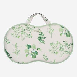 Laura Ashley Cremefarben-gr&uuml;nes Gartenkniekissen 50x28cm