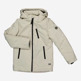 Cars Jeans Cremefarbene Pufferjacke