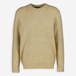 Scotch & Soda Beigefarbener Pullover mit Rundhalsausschnitt