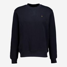 Schwarzes Sweatshirt mit Rundhalsausschnitt