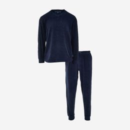 Tom Tailor Dunkelblaues Pyjama-Set aus Frottee