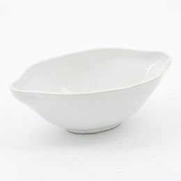 Broste Copenhagen Wei&szlig;e Schale in Zitronenform 5,5x15,5cm
