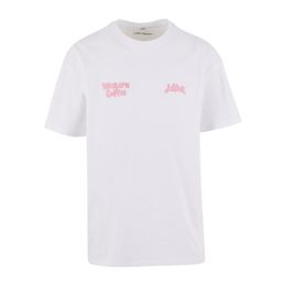 Lost Youth Shirt 'Western Coffee' Herren Gr&ouml;&szlig;e XXL rosa / wei&szlig;