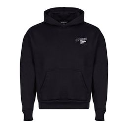 Dropsize Sweatshirt 'Hustle' Herren Gr&ouml;&szlig;e S schwarz / wei&szlig;