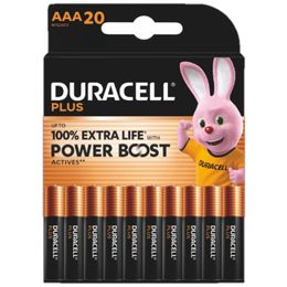 Duracell Batterien 'Plus' AAA 20 St&uuml;ck