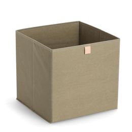zeller Aufbewahrungsbox Vlies khaki 32 x 32 x 32 cm