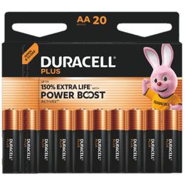 Duracell Batterien 'Plus' AA LR6 20 St&uuml;ck