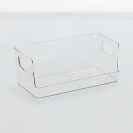zeller Aufbewahrungsboxen-Set Kunststoff 2-teilig 25,5 x 11 x 12,5 cm