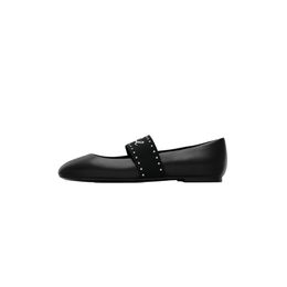K by KARL LAGERFELD Karl Lagerfeld Ballerina Damen Gr&ouml;&szlig;e 39 schwarz / silber