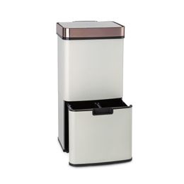 Klarstein Royal Trash Rose Gold Sensor-M&uuml;lleimer 72 Liter Edelstahl