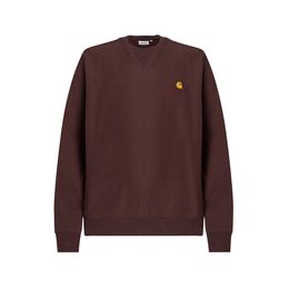 Carhartt Work In Progress Carhartt Wip Sweatshirt 'American Script' Herren Gr&ouml;&szlig;e XXL schoko